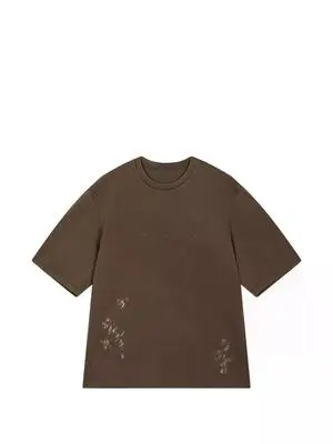 CROQUIS Graphic-print T-shirt - Brown