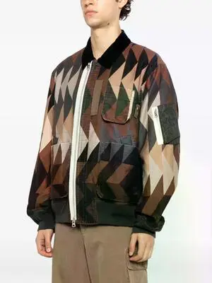 Sacai X A.p.c. Quilts Jacket - Brown