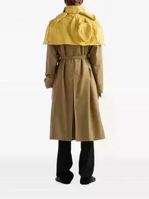 Prada Hooded Flap-pocket Cape