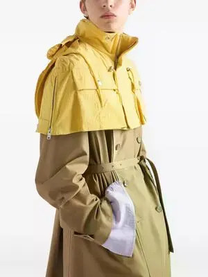 Prada Hooded Flap-pocket Cape