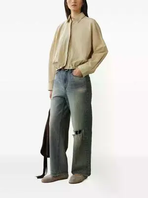 LESS Pleated Long-sleeved Shirt