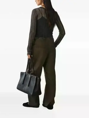 LESS Openwork Slim-fit Sweater