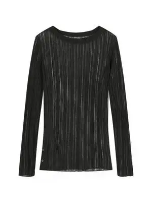 LESS Openwork Slim-fit Sweater
