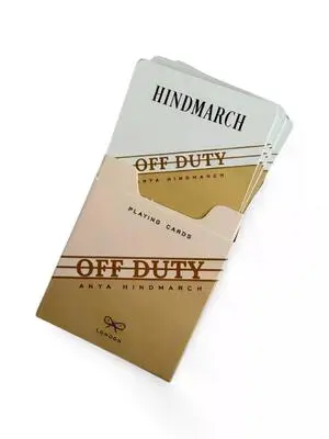 ANYA HINDMARCH Off Duty Playing Cards - Yellow
