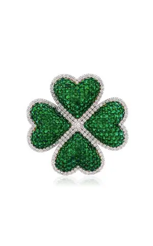 ASHNA MEHTA Clover Customized Bag Bijoux - Yellow