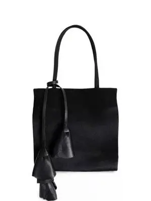 Magda Butrym Julia Floral-embellished Silk Shoulder Bag - Black