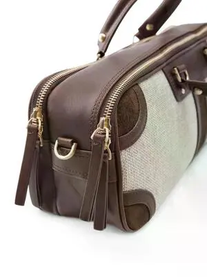 JNBY Panelled Leather Tote Bag