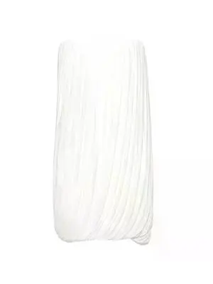 Alex Perry Strapless Draped Mini Dress - White