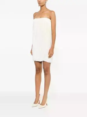 Alex Perry Strapless Draped Mini Dress