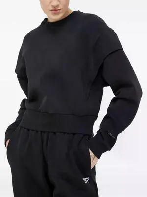 REEBOK Cropped Sweatshirt - Black