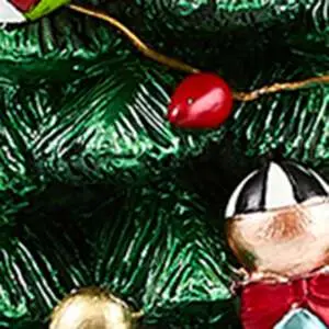 MACKENZIE-CHILDS Carol Musical Tree Ornament