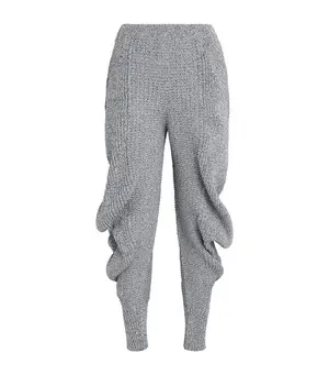 Issey Miyake Found Stone Knitted Trousers - Grey