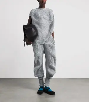 Issey Miyake Found Stone Knitted Trousers