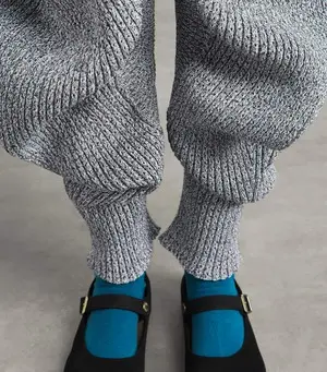Issey Miyake Found Stone Knitted Trousers