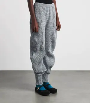 Issey Miyake Found Stone Knitted Trousers