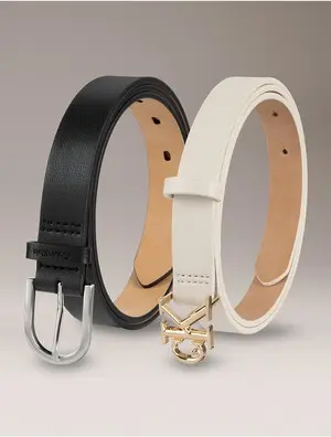 Calvin Klein Monogram 2-pack Belt