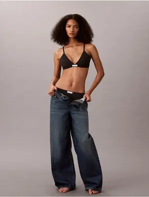 Calvin Klein Classic Comfort Cozy Waffle Lightly Lined Triangle Bra