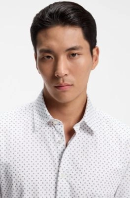 BOSS Slim-fit Printed Shirt