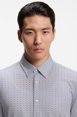 BOSS Slim-fit Printed Shirt