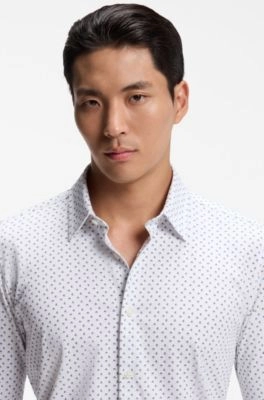 BOSS Slim-fit Printed Shirt