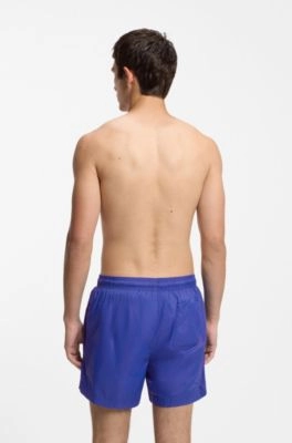 Hugo Swim Shorts With Contrast Logo Print