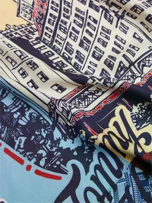 Tommy Hilfiger Patchwork Graphic-print Scarf