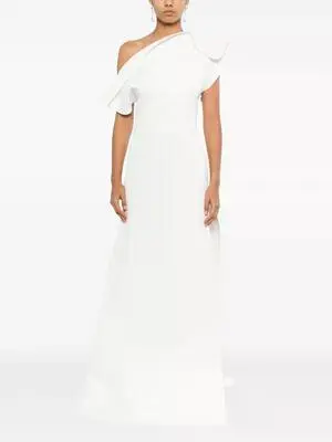 Maticevski Bonded Architectural Gown - White
