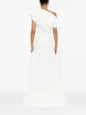 Maticevski Bonded Architectural Gown - White