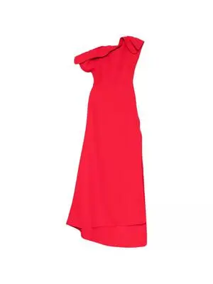 Maticevski Bonded Architectural Gown - Red