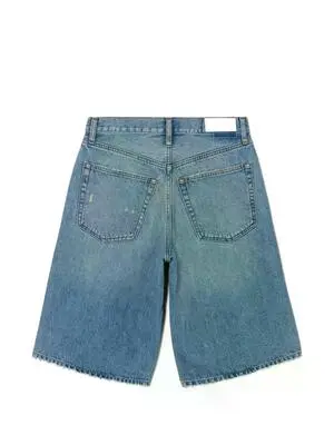 RE/DONE Skater Distressed Denim Shorts