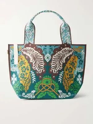 ALEMAIS Florence Floral-jacquard Tote
