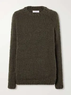 Gabriela Hearst Lawrence Cashmere Sweater - Army Green