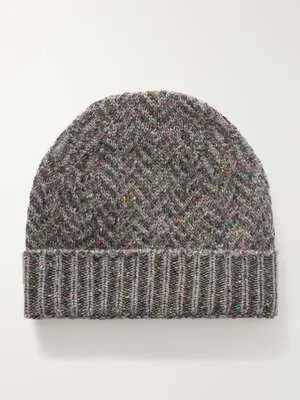 Gabriela Hearst Porta Mélange Cashmere Beanie - Gray