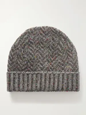 Gabriela Hearst Porta Mélange Cashmere Beanie - Gray