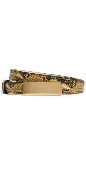 Balmain Python-effect Belt - Mimosa