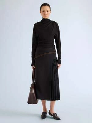 Proenza Schouler Justine Skirt - Black/mink