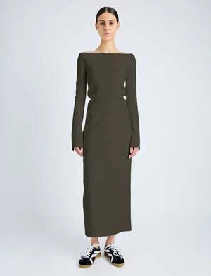 Proenza Schouler Yara Dress - Earth
