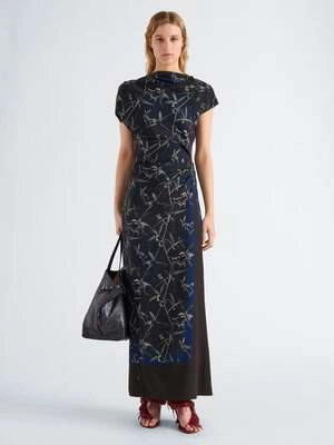 Proenza Schouler Anais Dress - Ink Multi