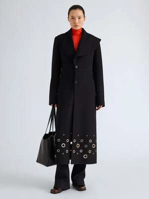Proenza Schouler Alix Coat - Black