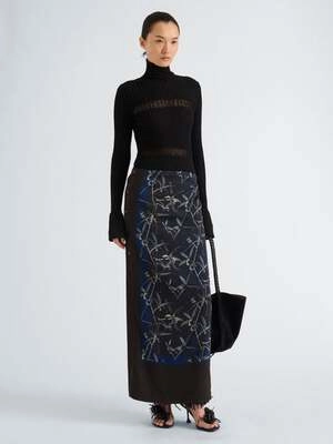 Proenza Schouler Anais Skirt - Ink Multi