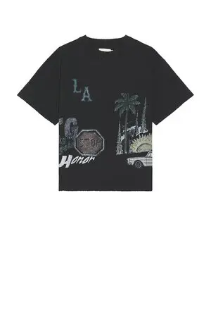 HONOR THE GIFT All Over Los Angeles Tee - Black