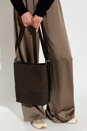 LEMAIRE Suede Bag From The "belted" Line