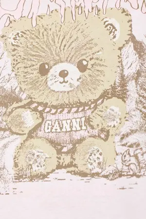 GANNI T-shirt With Colorful Print
