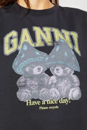GANNI T-shirt With Colorful Print