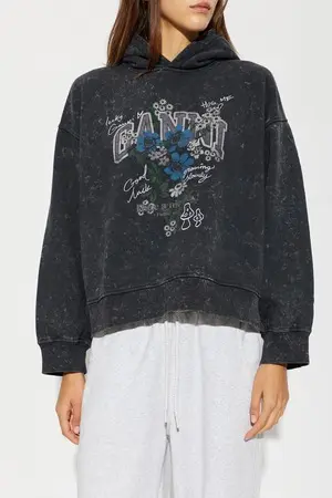 GANNI Sweatshirt With Colorful Print