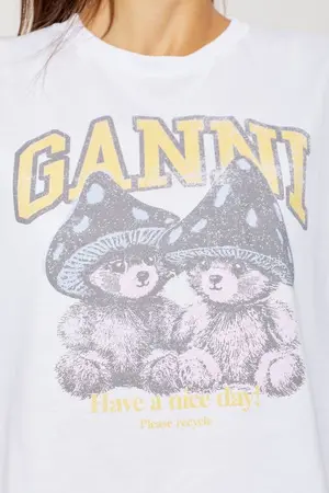 GANNI T-shirt With Colorful Print