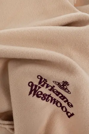 VIVIENNE WESTWOOD Wool Scarf With Logo