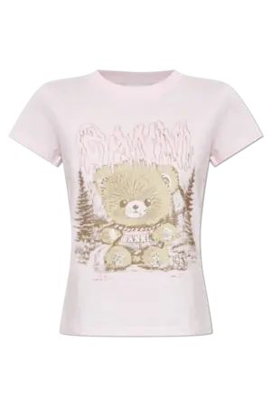 GANNI T-shirt With Colorful Print
