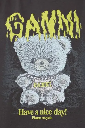 GANNI T-shirt With A Colorful Print