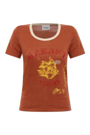 MARANT ETOILE T-shirt 'kiliann - Brown
